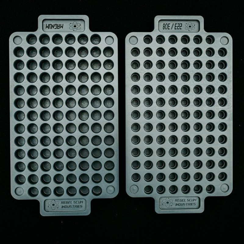 “Hundo” 100 Round Dual Bore Reloading Tray - Rebel Scum Industries